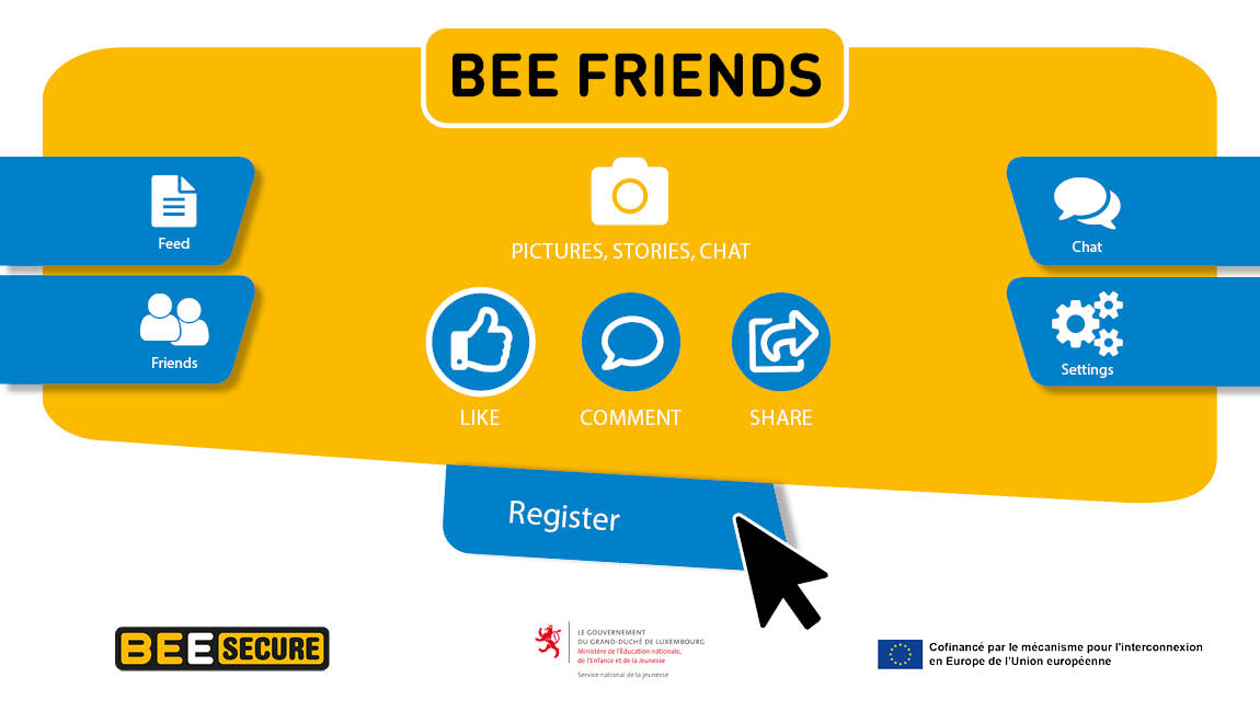 BEE FRIENDS - Alex' erste Schritte online - BEE SECURE