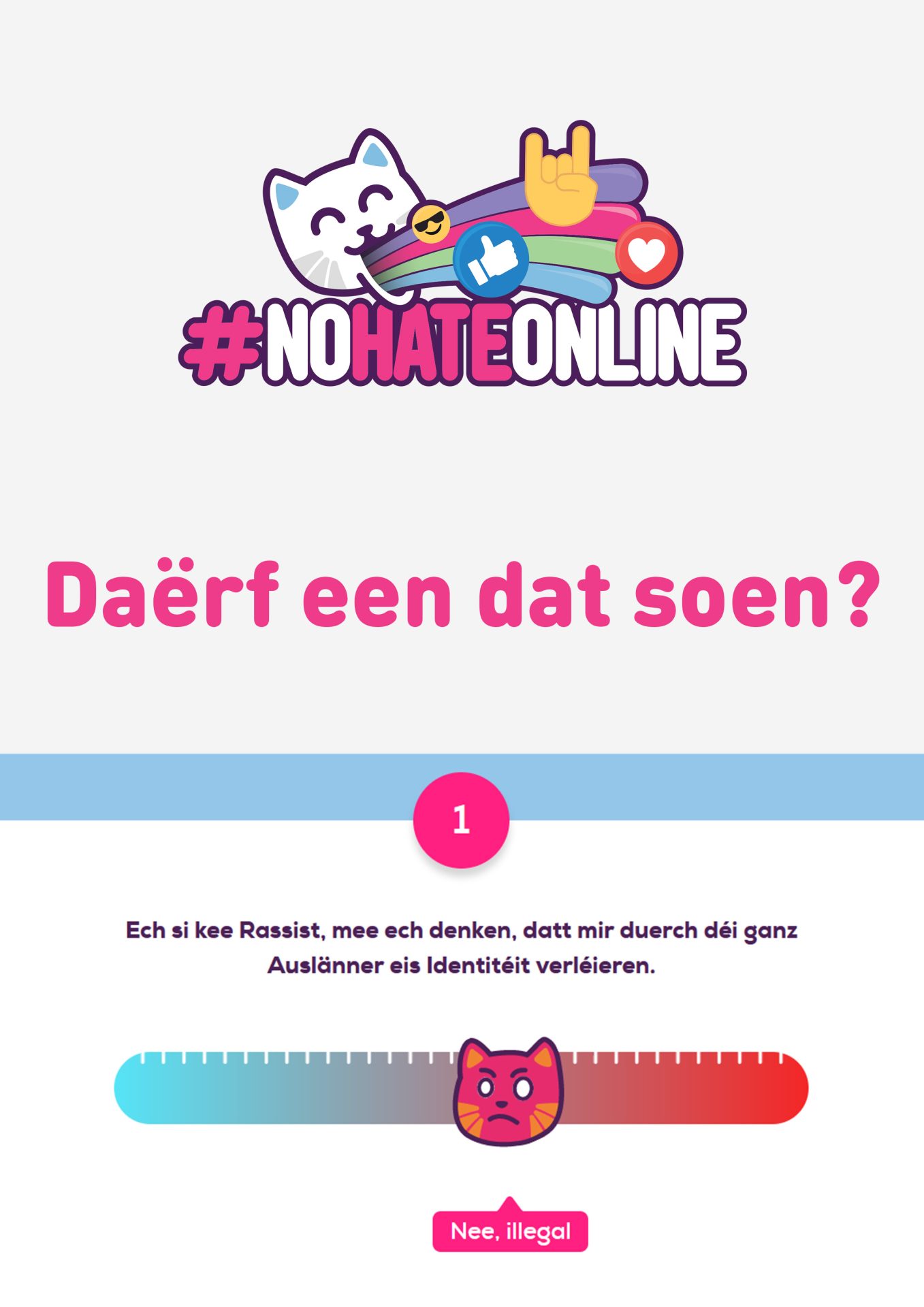 Quiz zur Meinungsfreiheit - BEE SECURE